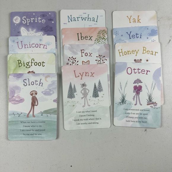 Slumberkins | Toys | Slumberkins Affirmation Cards Set Of 3 Self ...